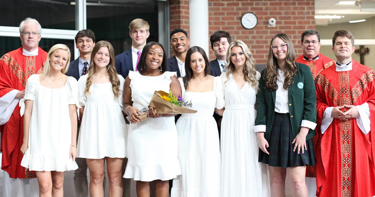 High School Holds Baptism and Confirmation for Students | One Voice ...