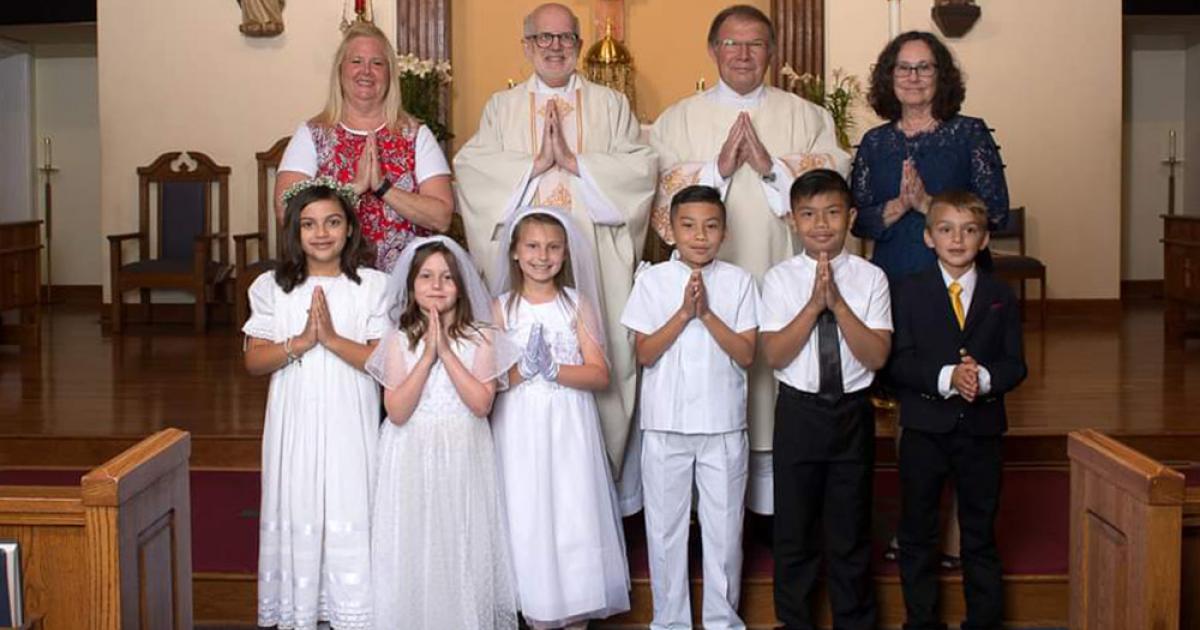 First Communion at Our Lady of the Lake | One Voice Magazine