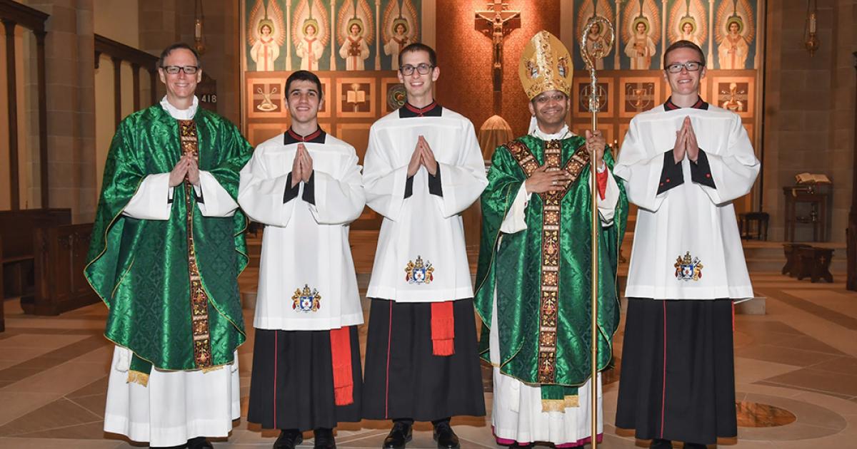 Josephinum seminarians admitted to Candidacy for Holy Orders | One ...