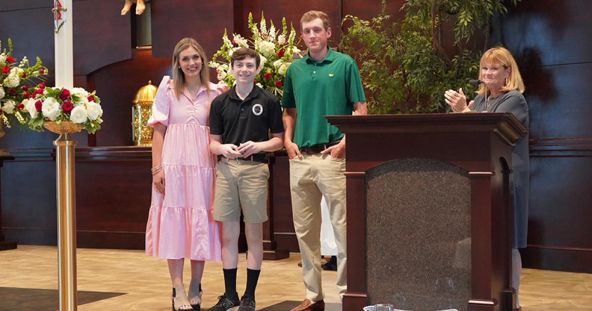 James Segars receives Patrick Francis Werszner Memorial Scholarship ...