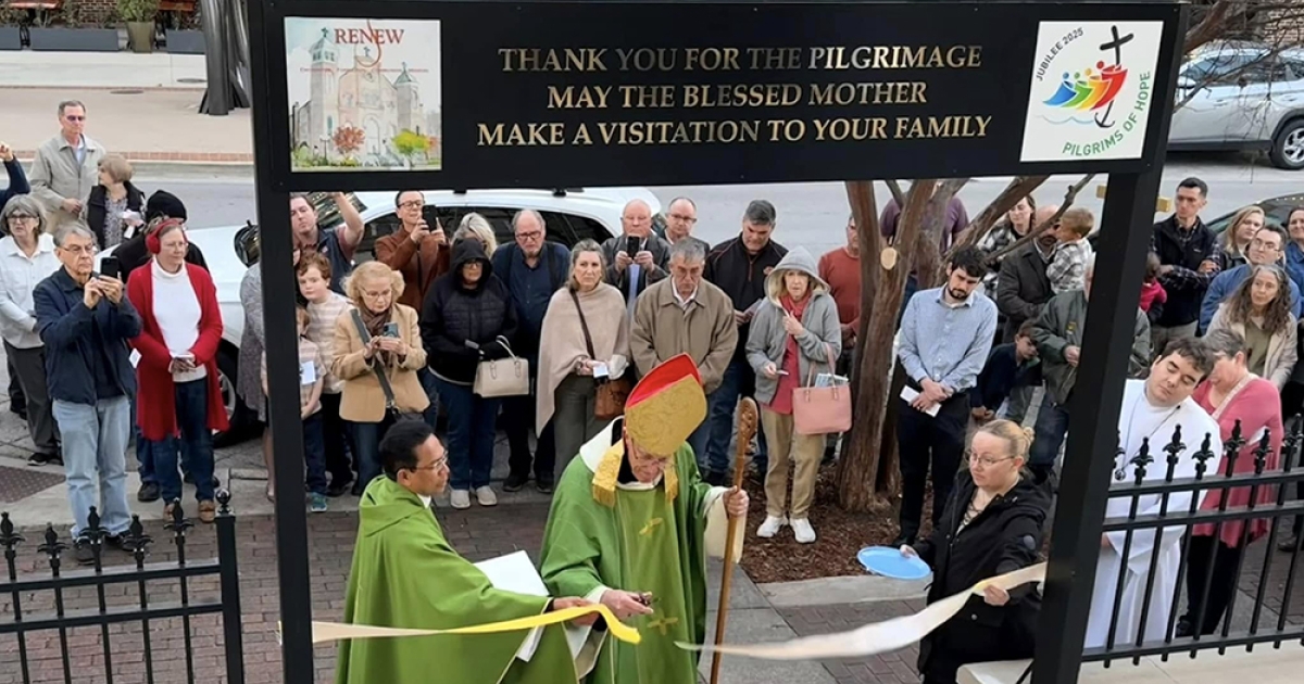 Abbot Marcus Voss dedicates pilgrimage site | One Voice Magazine