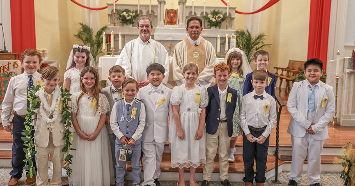 First Communion – St. Mary of the Visitation, Huntsville | One Voice Magazine