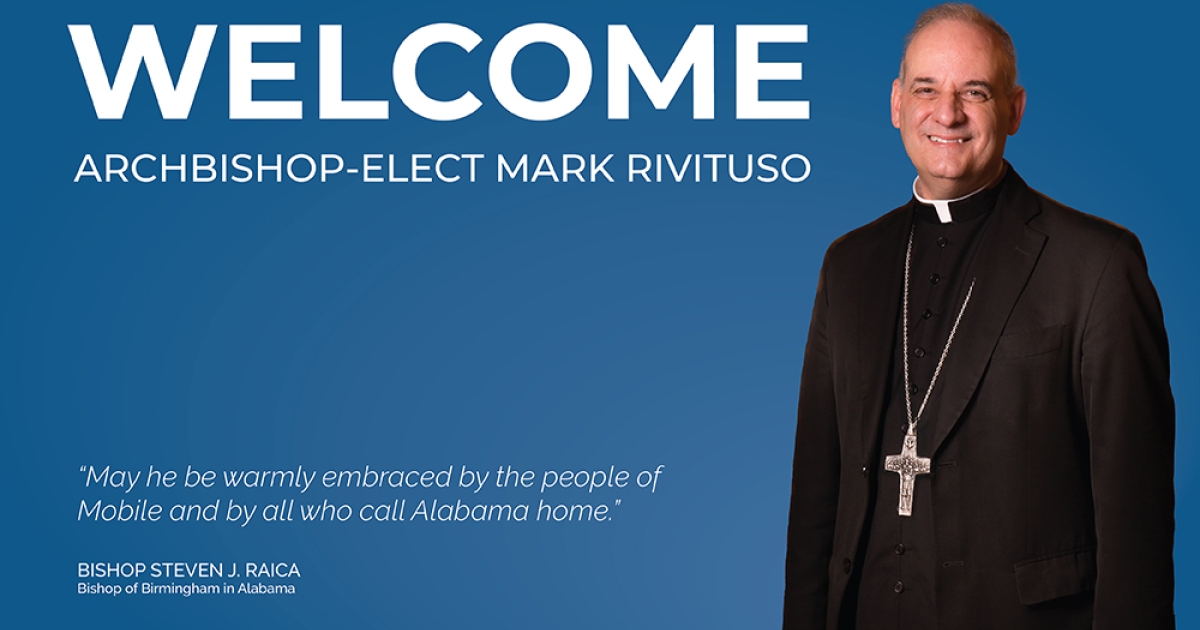 Bishop Raica extends a warm welcome to Bishop Mark S. Rivituso ...